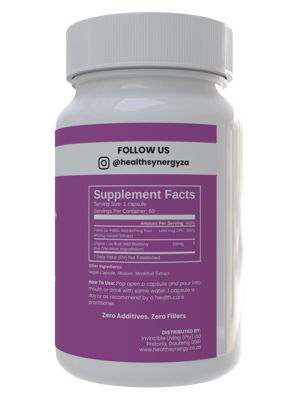 Orgamika Folinic Acid+ 60 Capsules