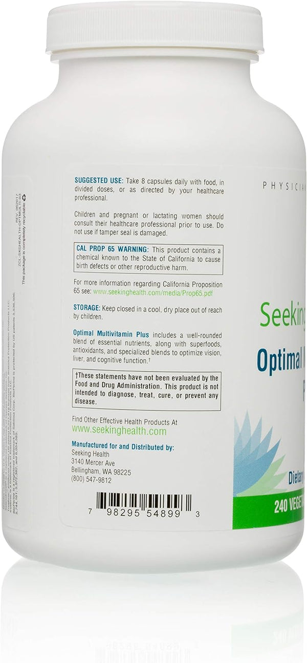 SeekingHealth Optimal Multivitamin (formerly Multivitamin Plus)