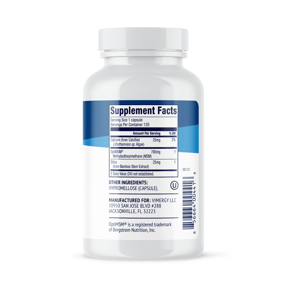 Vimergy MSM with Silica + Calcium